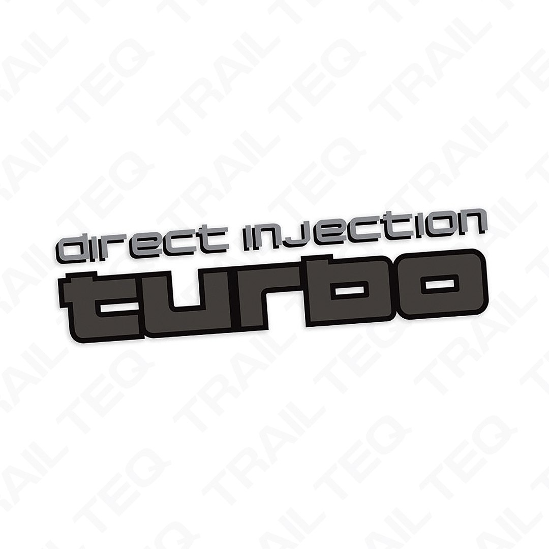 Direct Injection Turbo Tailgate Decal - 80 Series Landcruiser – Trail Teq