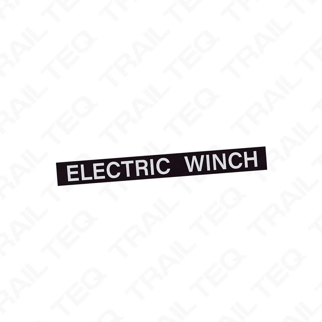 Electric Winch Cover Plate - 80 Series Landcruiser – Trail Teq